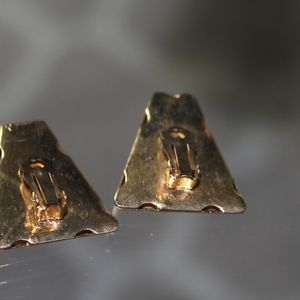 Jewelry | 9s Triangular Clip On Earrings | Poshmark